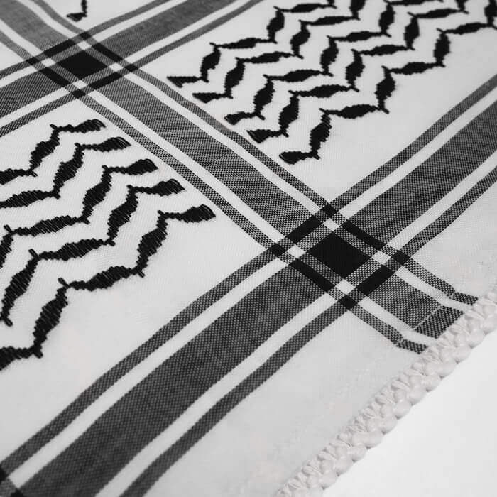 Authentic Palestinian Keffiyeh by KUVRD – Traditional Palestine Kufiya